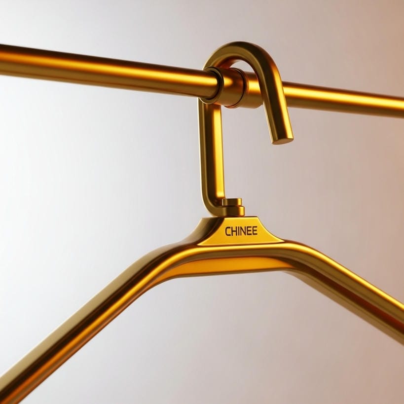 Customizable Premium Gold Metal Hangers for Retail and Hospitality ...